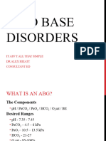 ICU One Pager Acid Base v11 | PDF | Medical Emergencies | Metabolic ...
