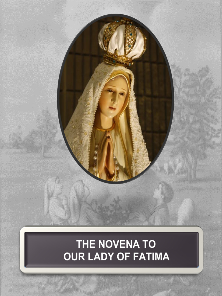 Novena to Our Lady of Fatima Guide | PDF | Rosary | Our Lady Of Fátima