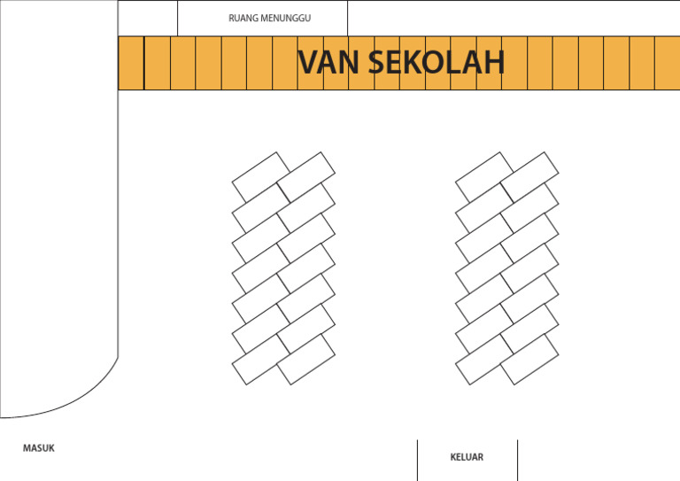 Layout Van Sekolah SMK Desaminium | PDF