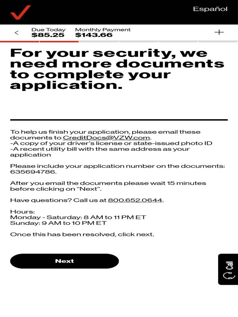 Verizon Checkout | PDF