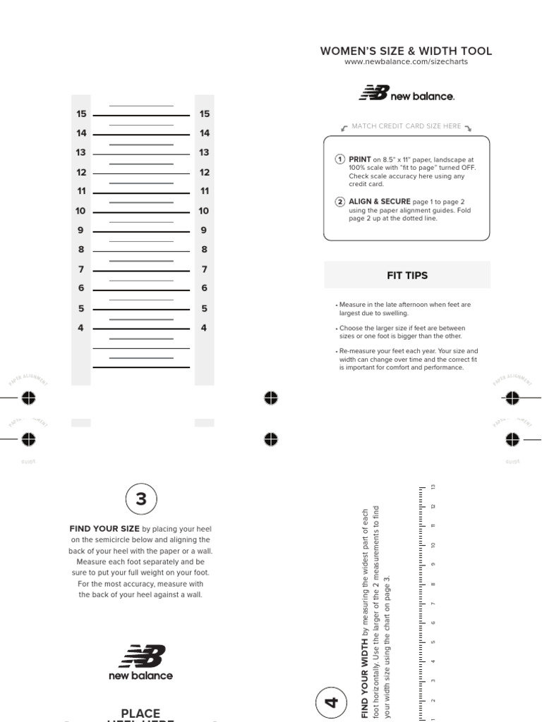 Womens Printable Sizing Tool | PDF
