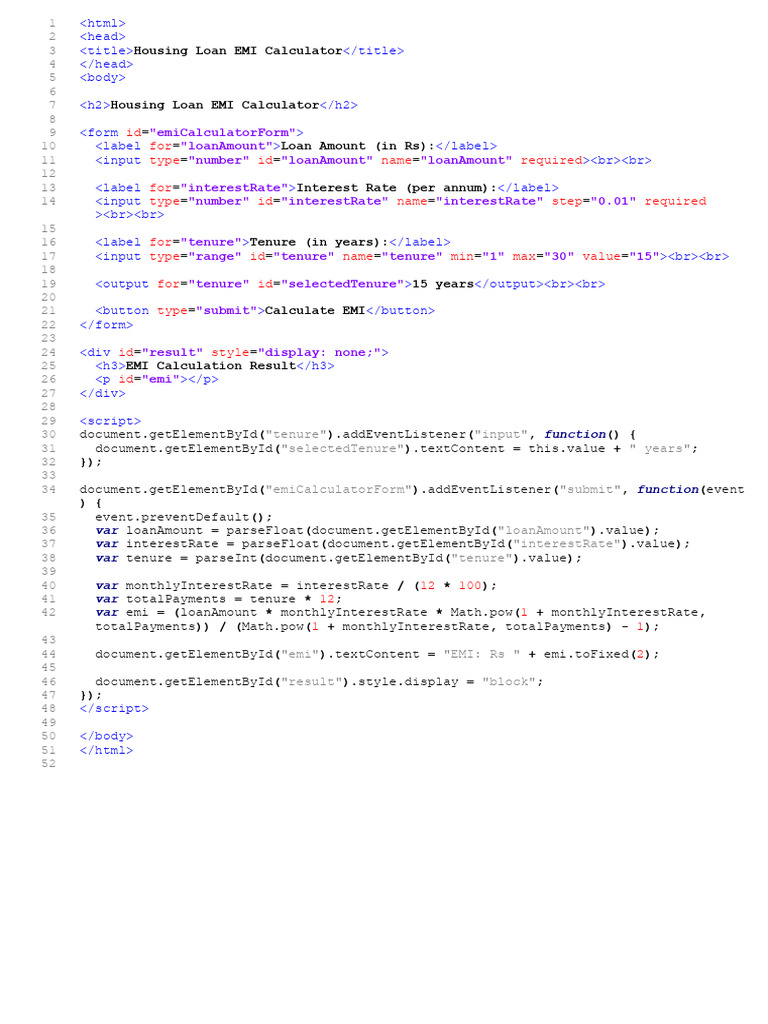 Javascript Cs Operators | Download Free PDF | Interest | Loans