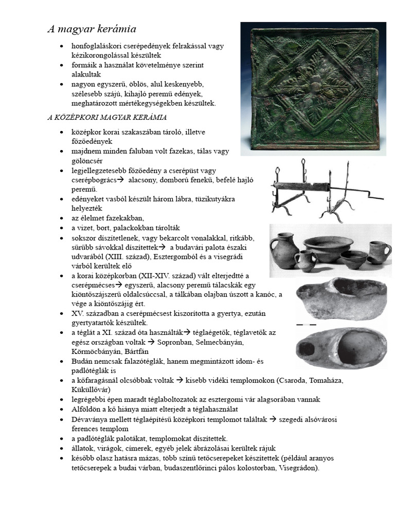 Magyar Kerámia | PDF