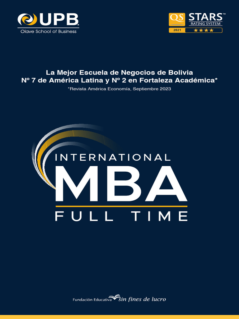Brochure MBA FT 2024-PAMELA_compressed | PDF | Máster en Administración ...