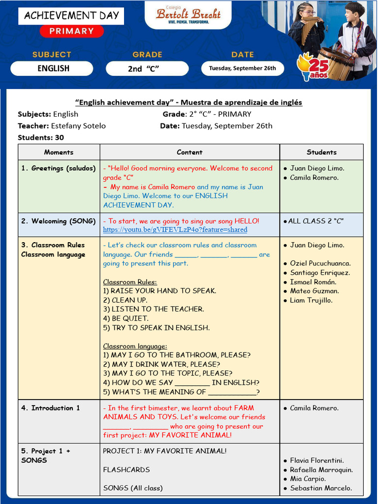 Guión Muestra 2C - 2023.docx | PDF