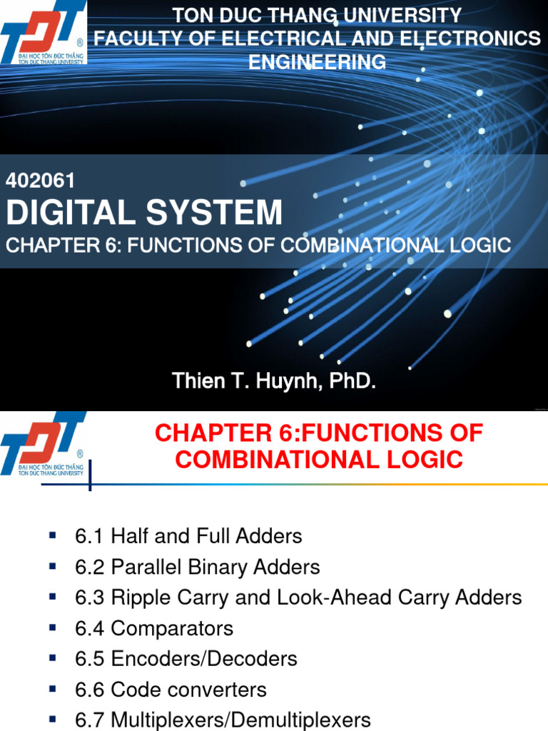 Digital System Design 1 - Chapter 6 Slide | PDF | Electronic Circuits | Electrical Circuits