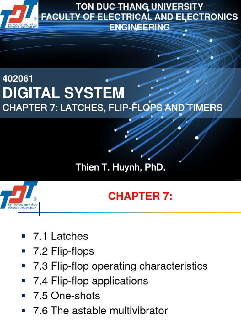 Digital System Design 1 - Chapter 7 Slide | PDF | Computer Engineering | Integrated Circuit
