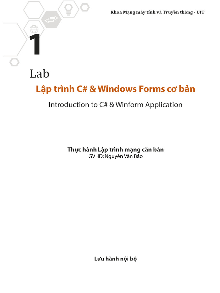 Lab-1-Introduction-to-C-Sharp-Winform-Application | PDF