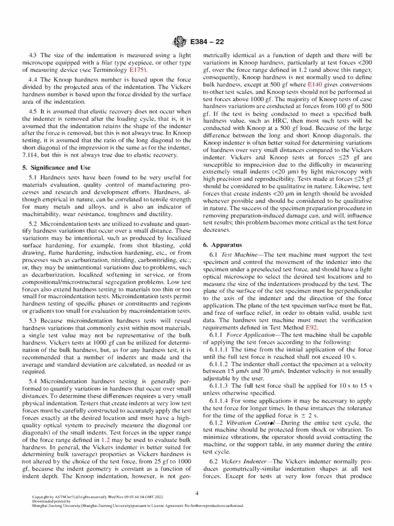 ASTM E384 (2022) - Part4 | PDF | Physical Sciences | Applied And Interdisciplinary Physics