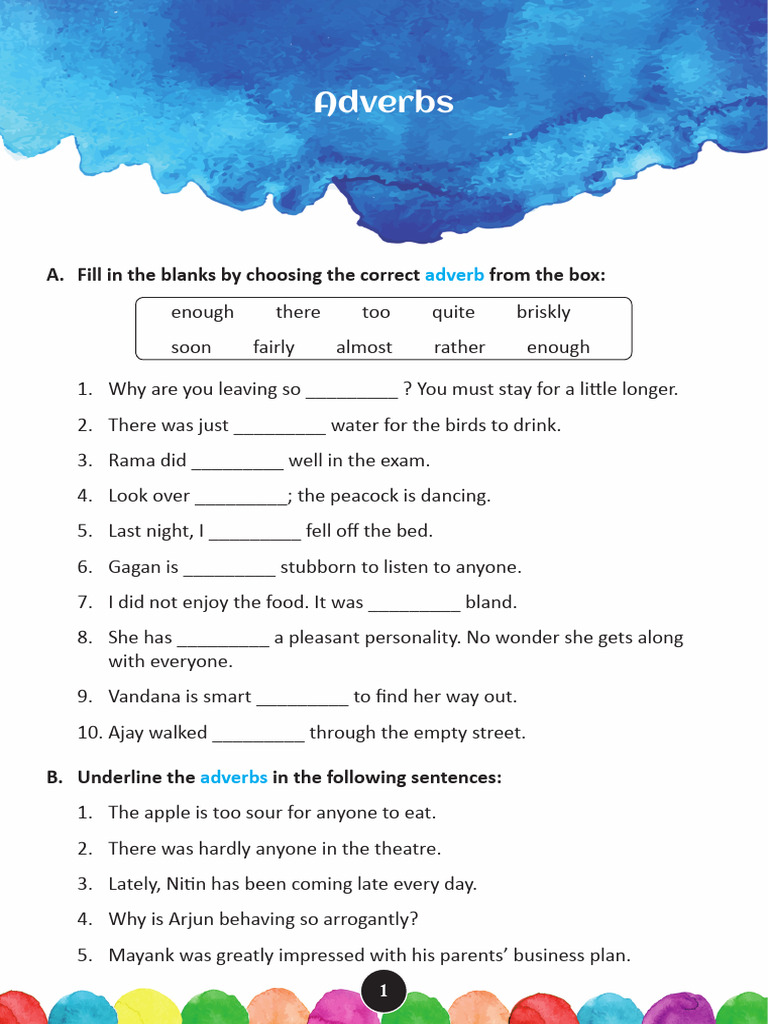 Adverbs_1 | PDF