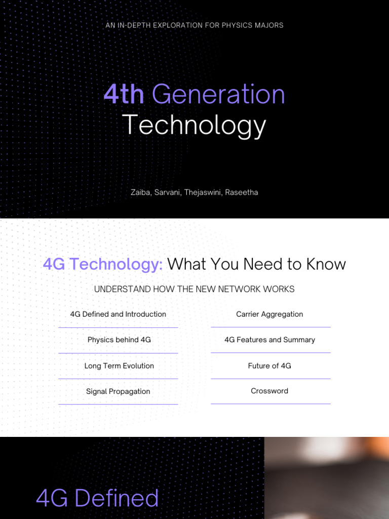 4G Communication Systems | PDF | 4 G | Modulation