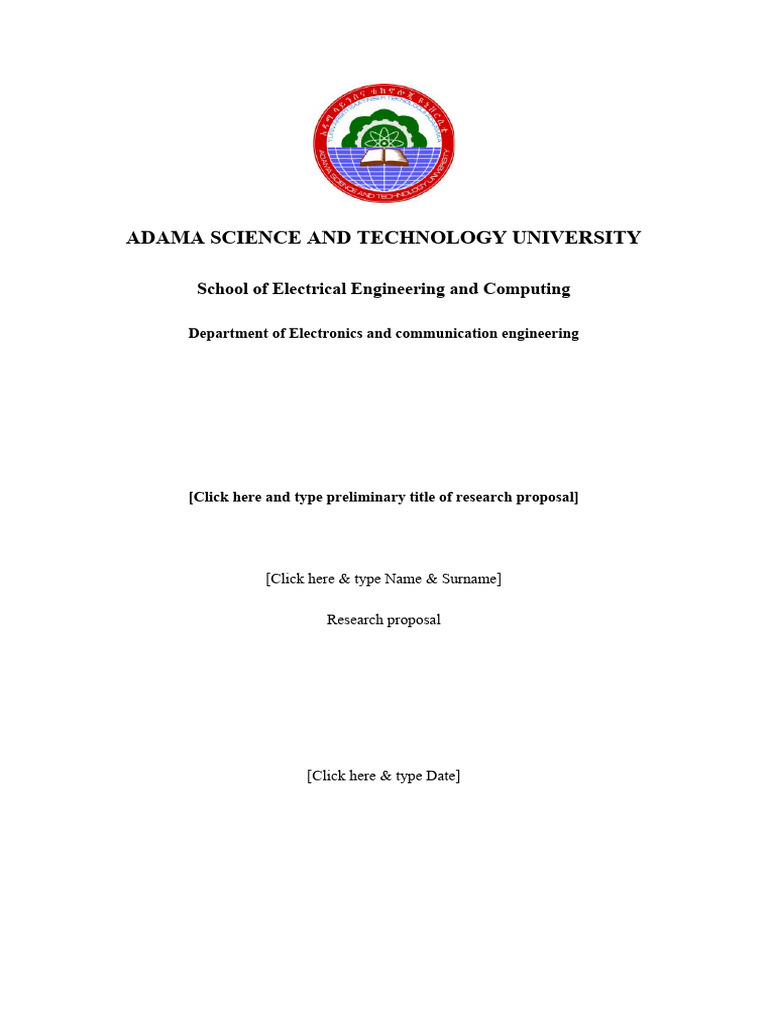 Research Proposal Template1 | Download Free PDF | Methodology | Scientific Method