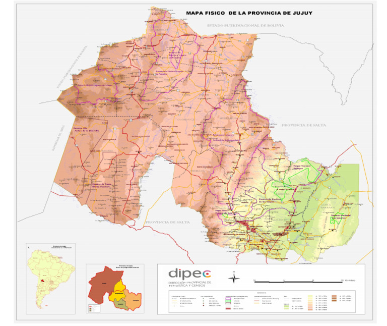 Mapa Fisico de Jujuy | PDF