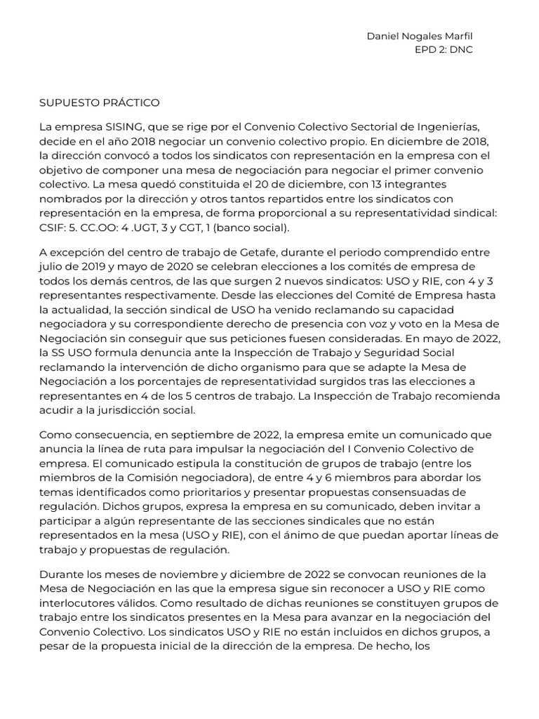 DNC Epd 2 | Descargar gratis PDF | Sindicato | Justicia