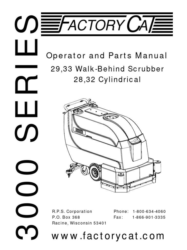 Factory Cat - 3000 - Operator & Spare Parts | PDF | Battery Charger ...