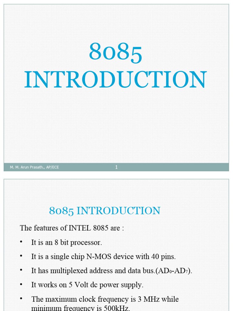 MPMC Unit-1 Cse Arun | PDF | Input/Output | Computer Architecture