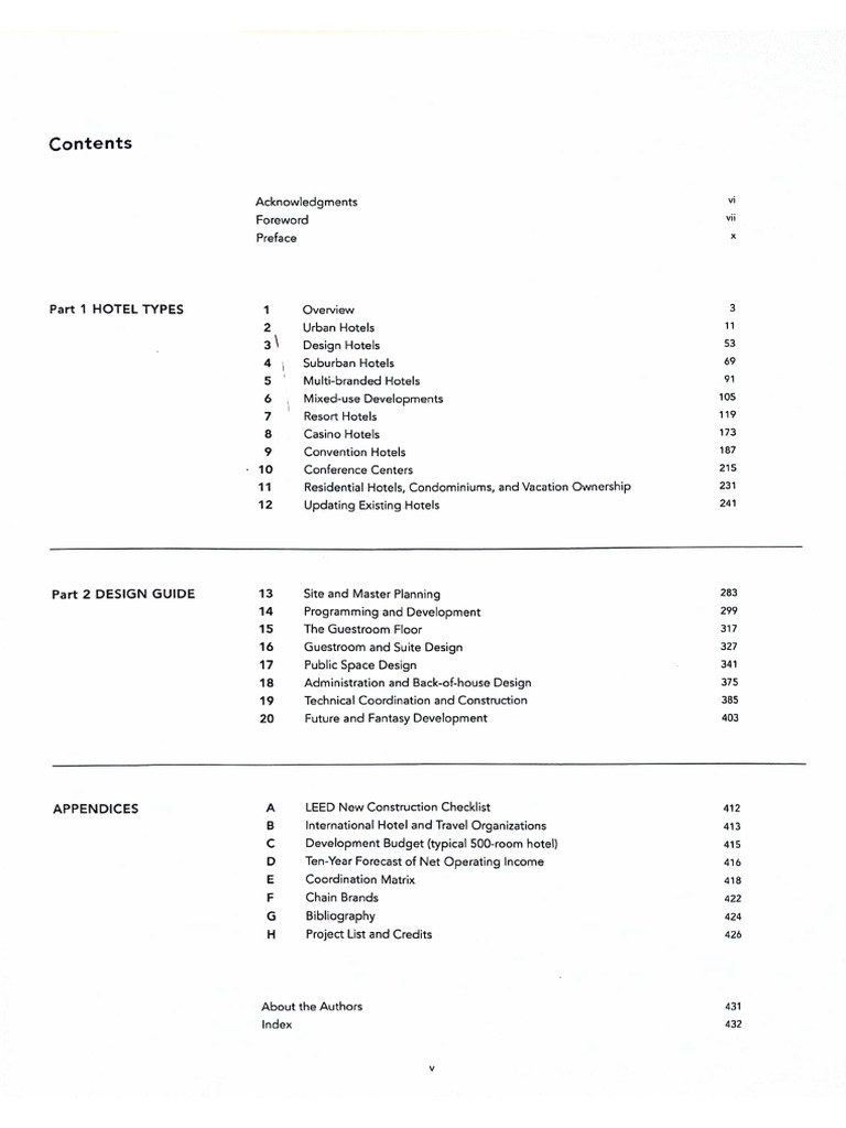 Hotel Design and Development | PDF