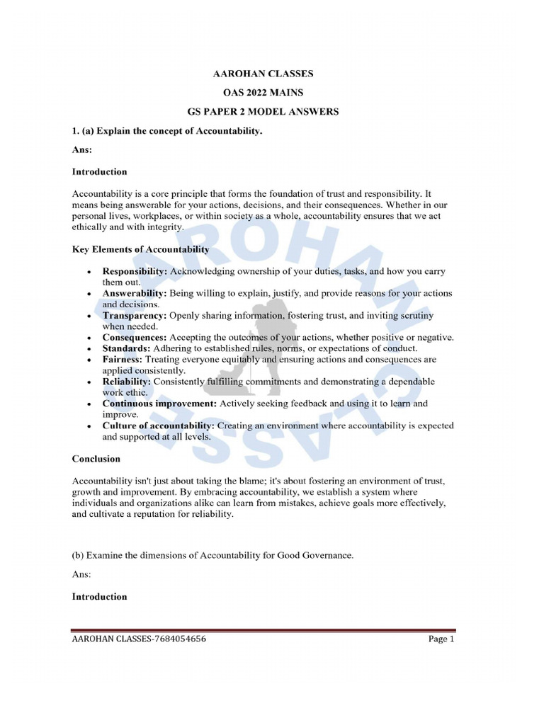 2022 GS Paper 2 Soln - Sharing | PDF