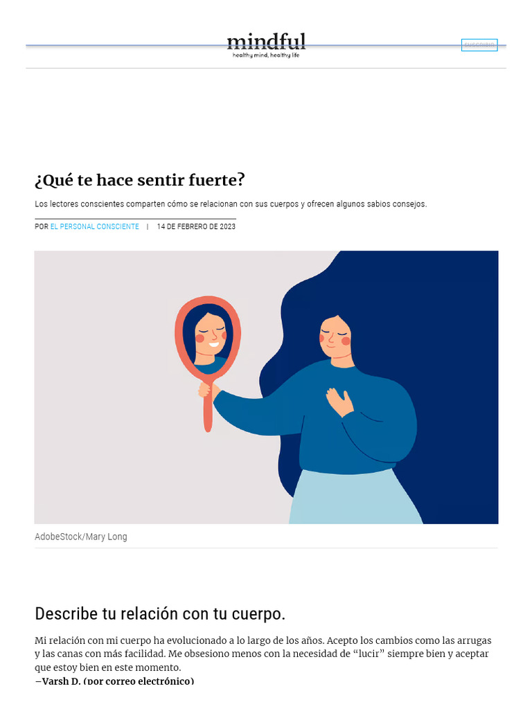 ¿Qué te hace sentir fuerte? | PDF