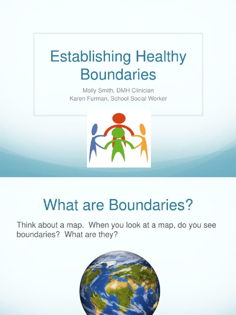 establishing healthy boundaries | PDF establishing healthy boundaries | PDF