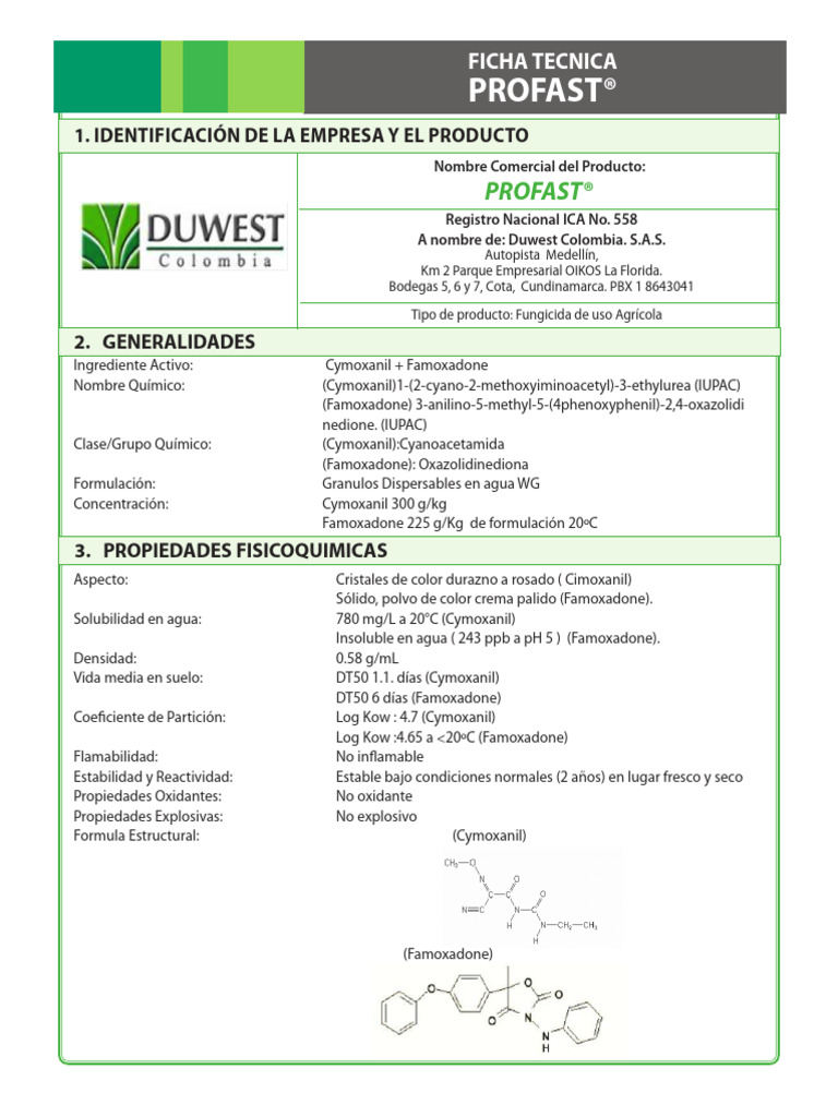 Profast® | PDF | Agua | Riego