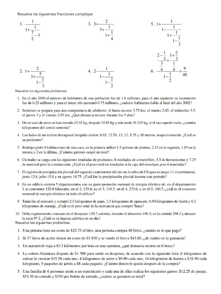 Numeros Reales Ejercicios de Aplicacion-4 | PDF