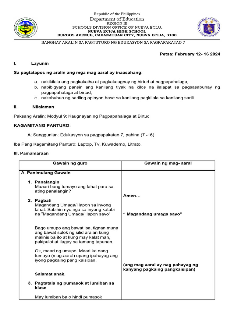 DLP Module 9 Esp7 Birtud | PDF