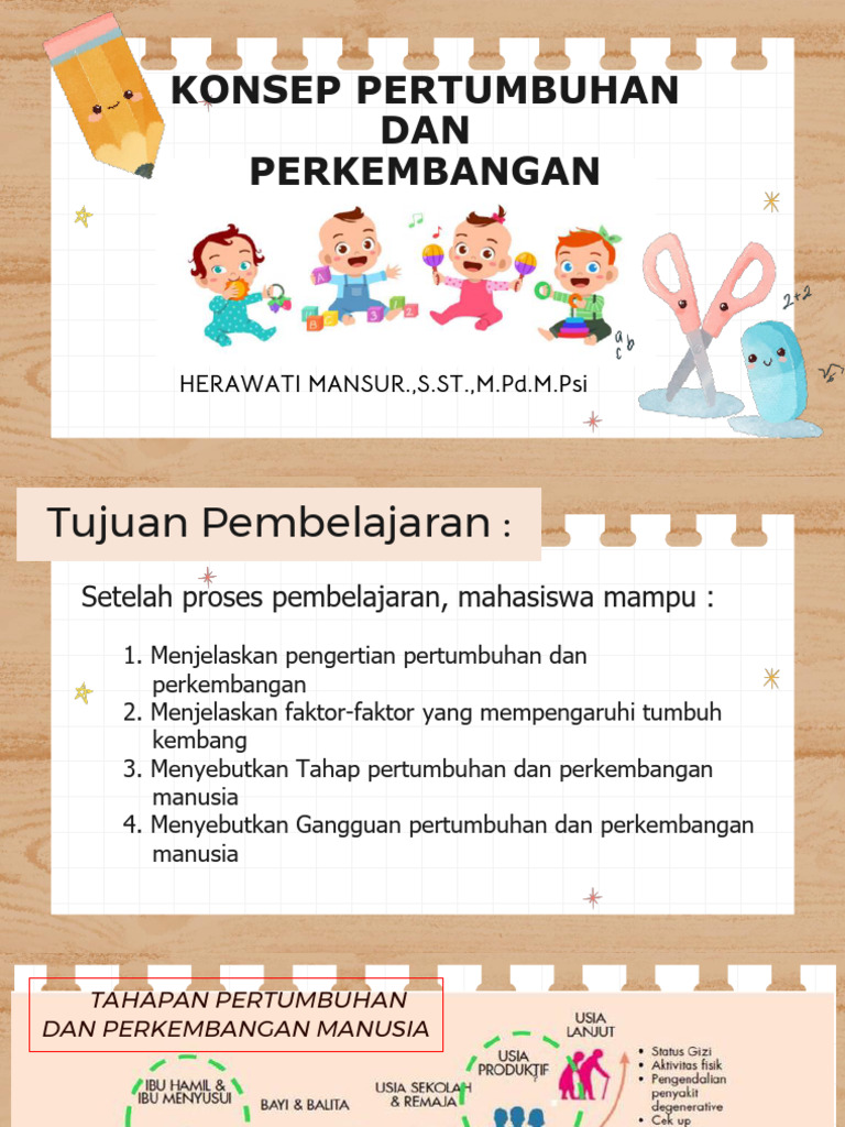 KONSEP PERTUMBUHAN DAN PERKEMBANGAN_ANBB | PDF