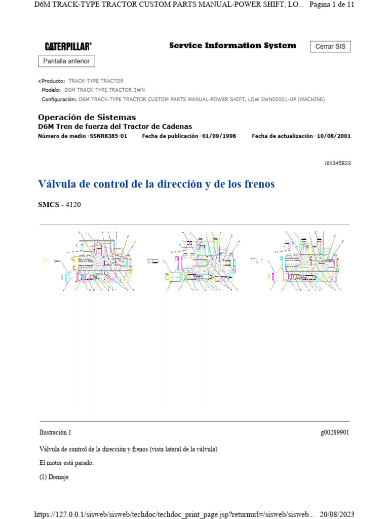 Operacion Del Control de Direccion y Frenos | PDF | Embrague | Presión Operacion Del Control de Direccion y Frenos | PDF | Embrague | Presión