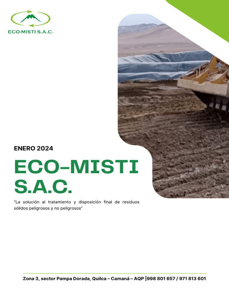 Brochure Ecomisti | PDF | Residuos | Business