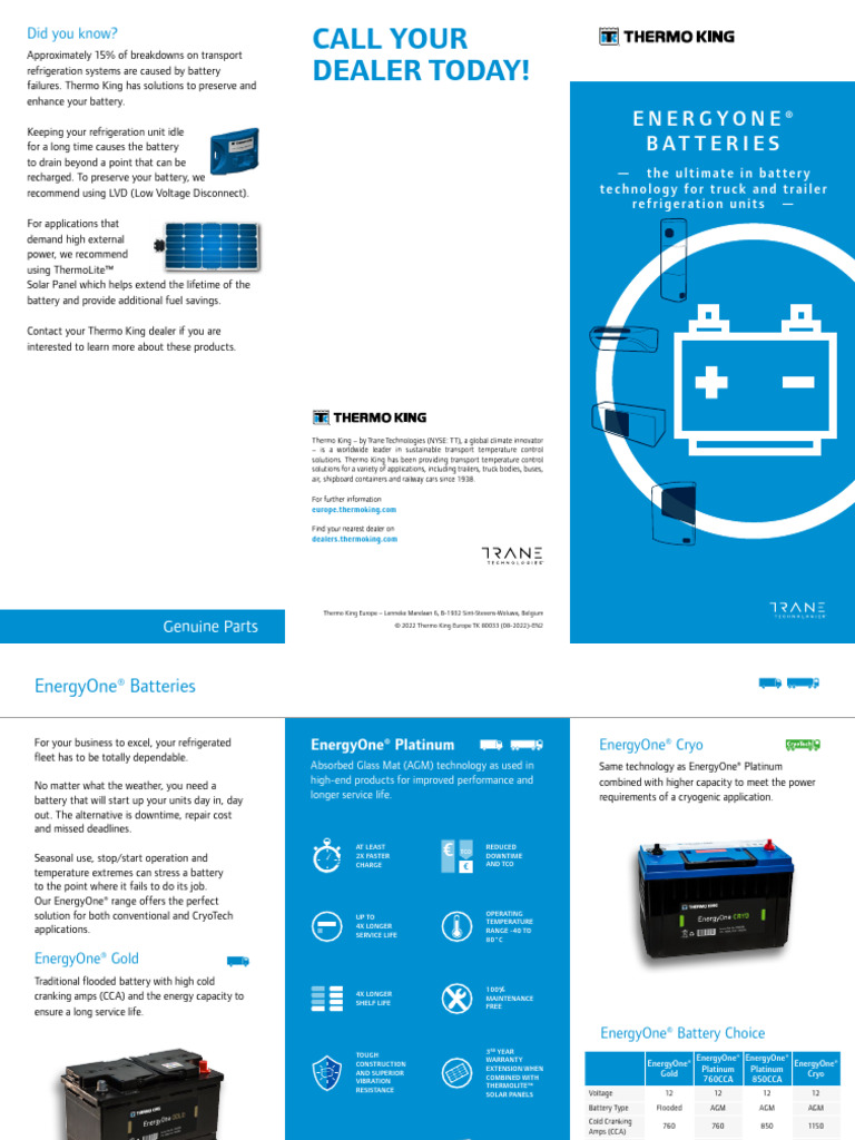 TK80033 EnergyOne-Battery 08-2022 EN V2.0 LR-spread | PDF | Electrical ...