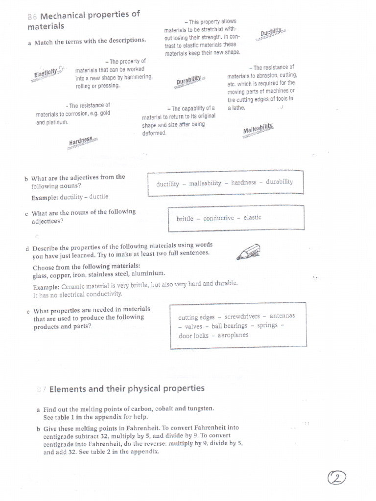 p2 Mechanical Properties of Materials | PDF