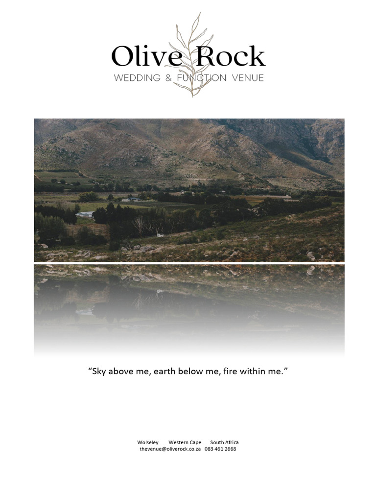 THE Olive Rock Information Contract 2023 - 2024 | PDF | Tableware ...