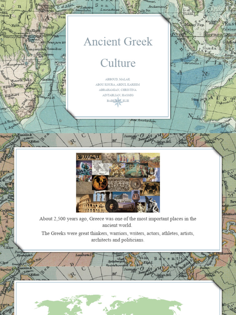 Ancient Greek Cultural Achievements | PDF | Ancient Greece | Greeks