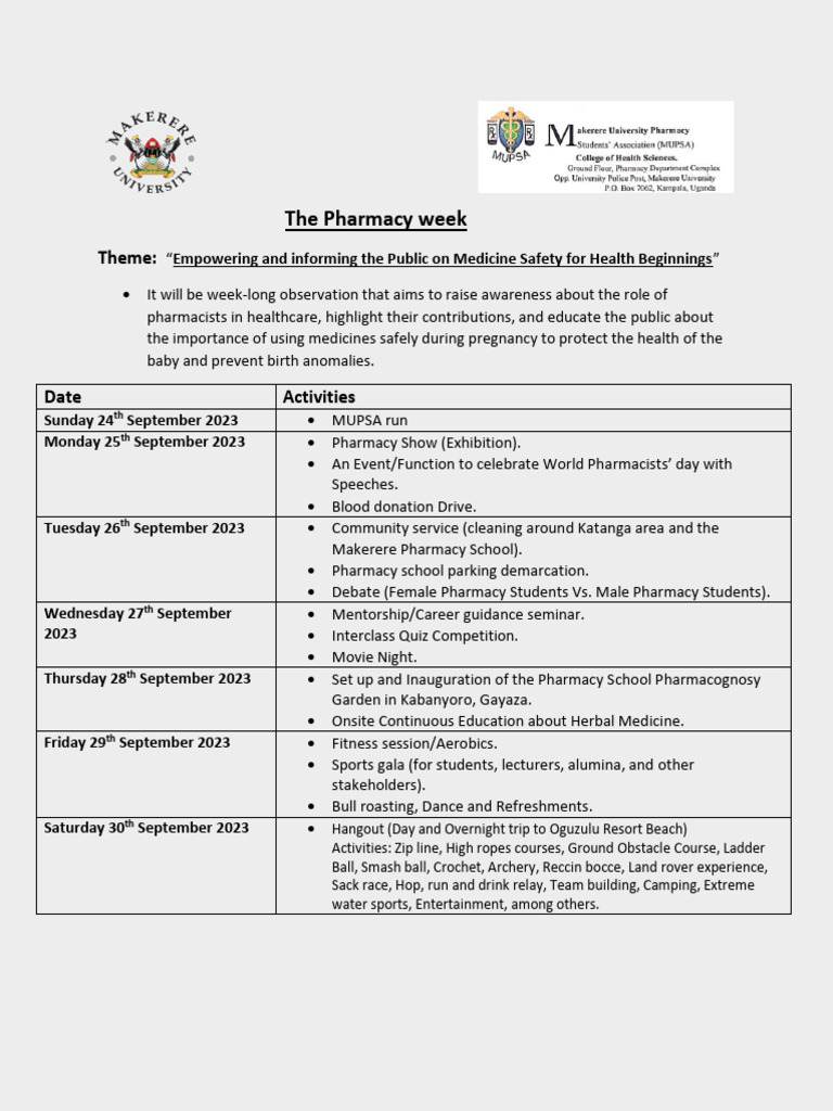 The Pharmacy Week | Download Free PDF | Pharmacy | Pharmacology
