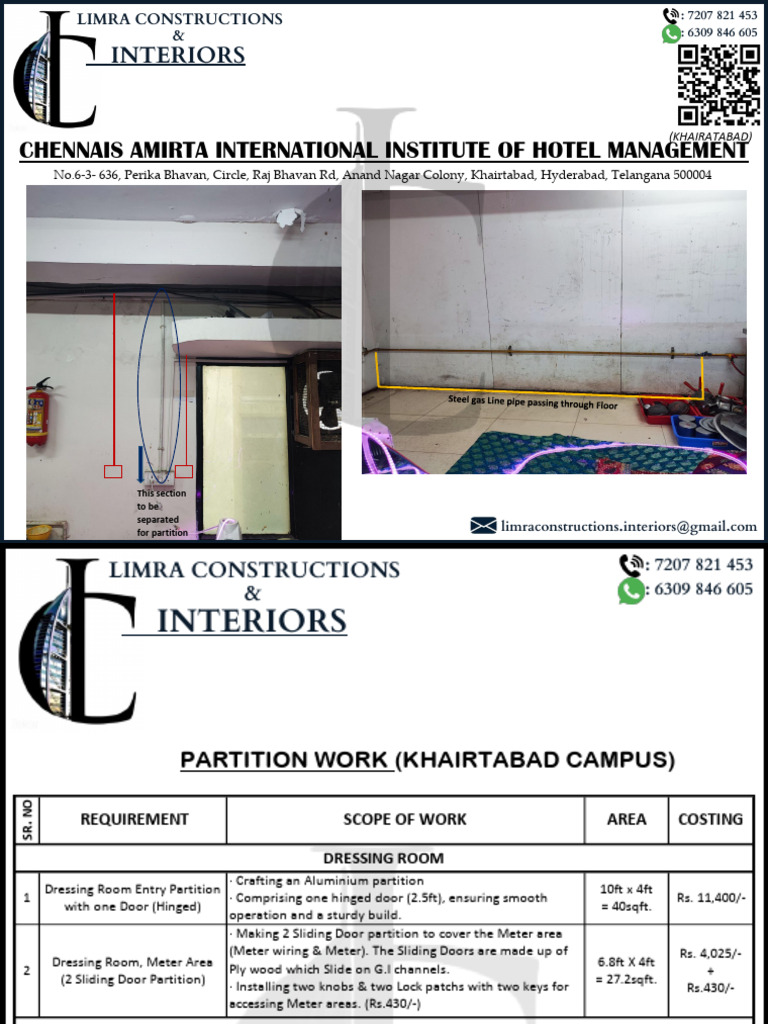 Partitions & Model Washroom (Khairtabad) | PDF | Wall | Door