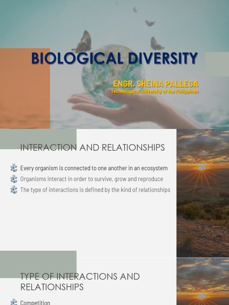 (PDF Lecture) Biological Diversity | PDF | Biodiversity | Ecosystem