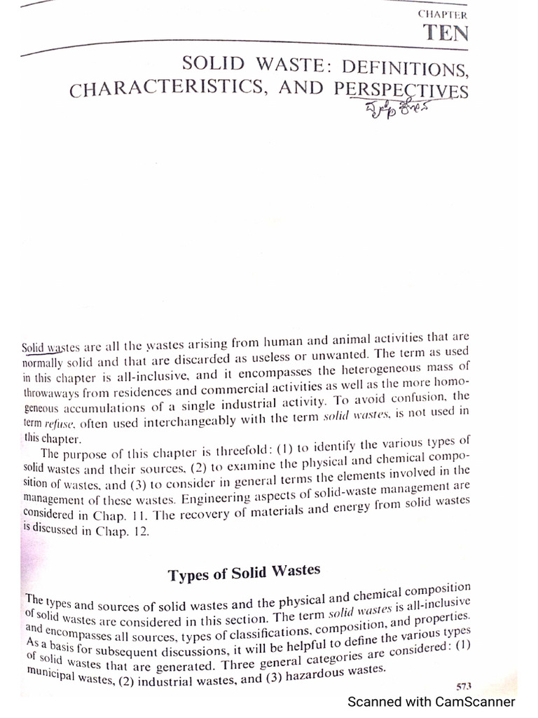 Solid Waste Management | PDF