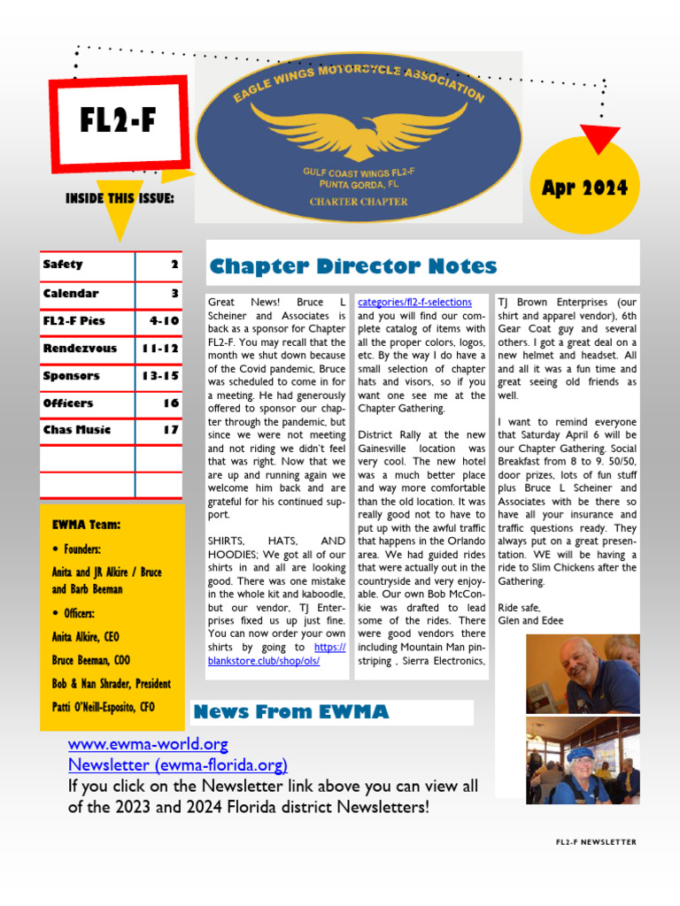 2024-04 Ewma fl2-f Newsletter | PDF