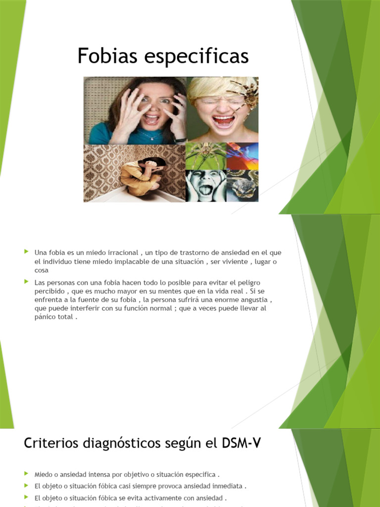 Fobias Especificas | PDF | Fobia | Ansiedad