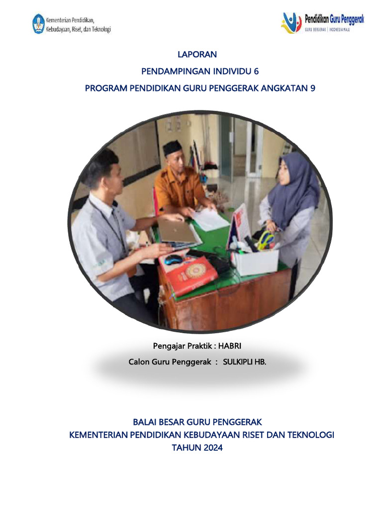Pendampingan Individu PPGP Angkatan 9 | PDF