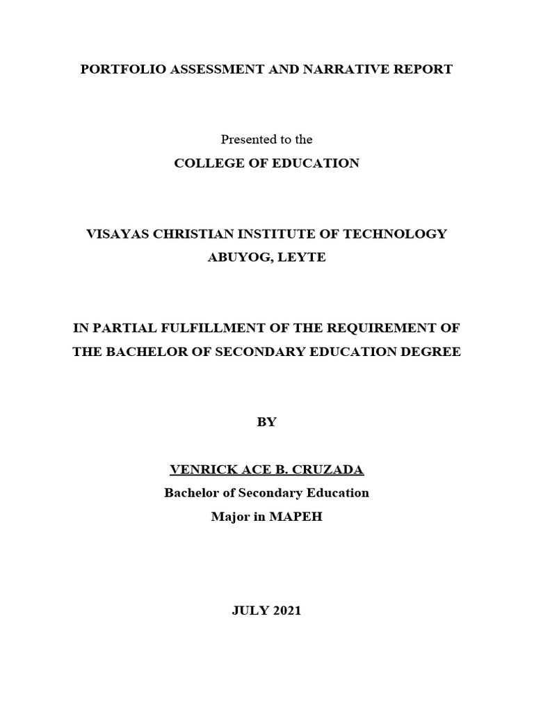 Portfolio Ven Content | PDF | Teachers | Learning