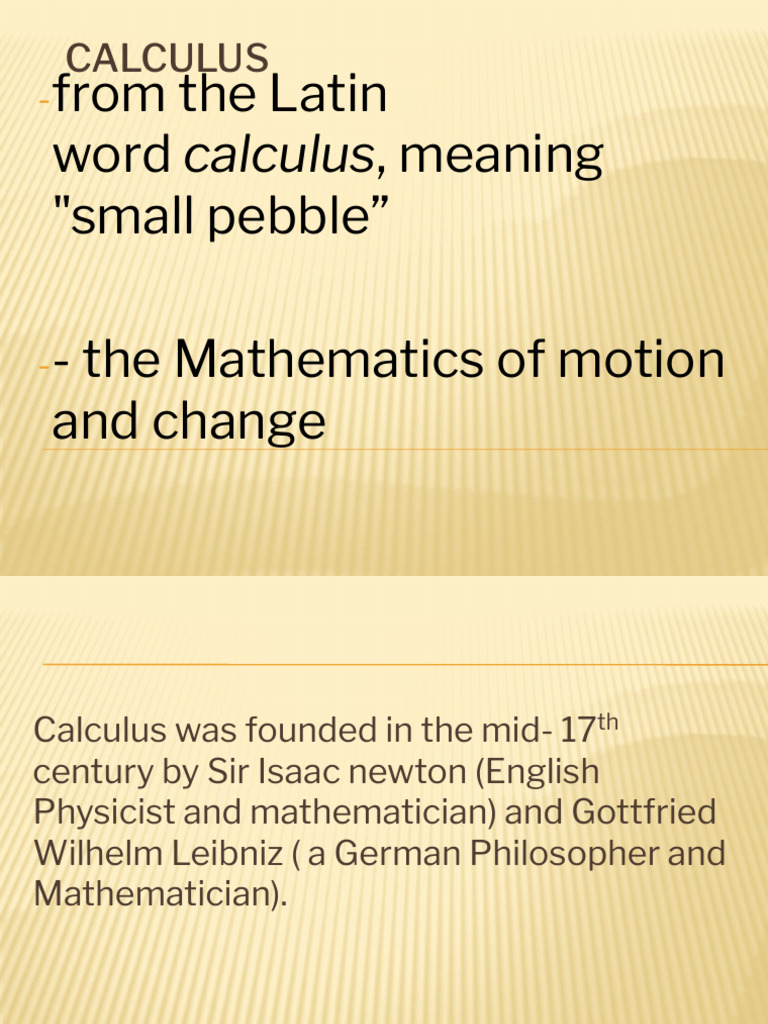Basic Calculus | PDF | Calculus | Derivative