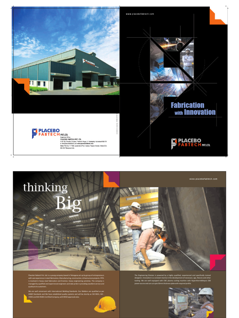 PFPL Brochure Fabrication | PDF | Welding | Construction