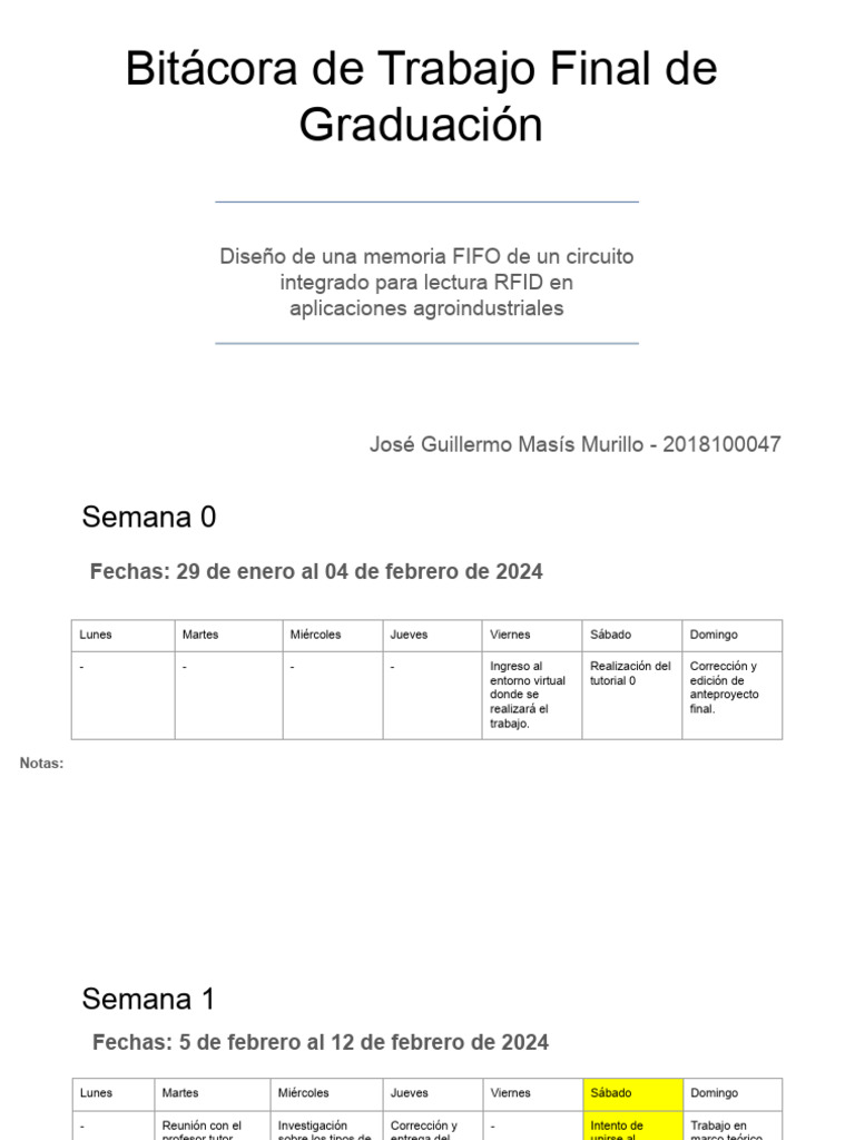 Diseño de Memoria FIFO para RFID Agroindustrial | PDF | Informática ...