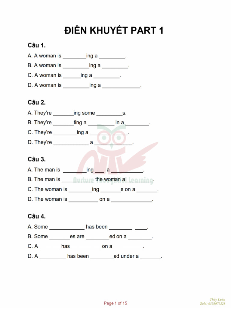 LC. PART 1. LISTENING THROUGH DICATION ☑️ (5) | PDF