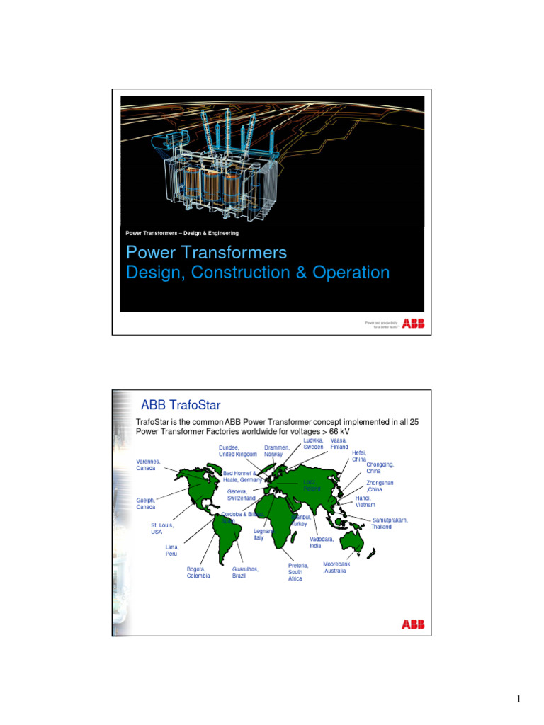 Transformer Design Presentation | PDF | Transformer | Electrical Impedance