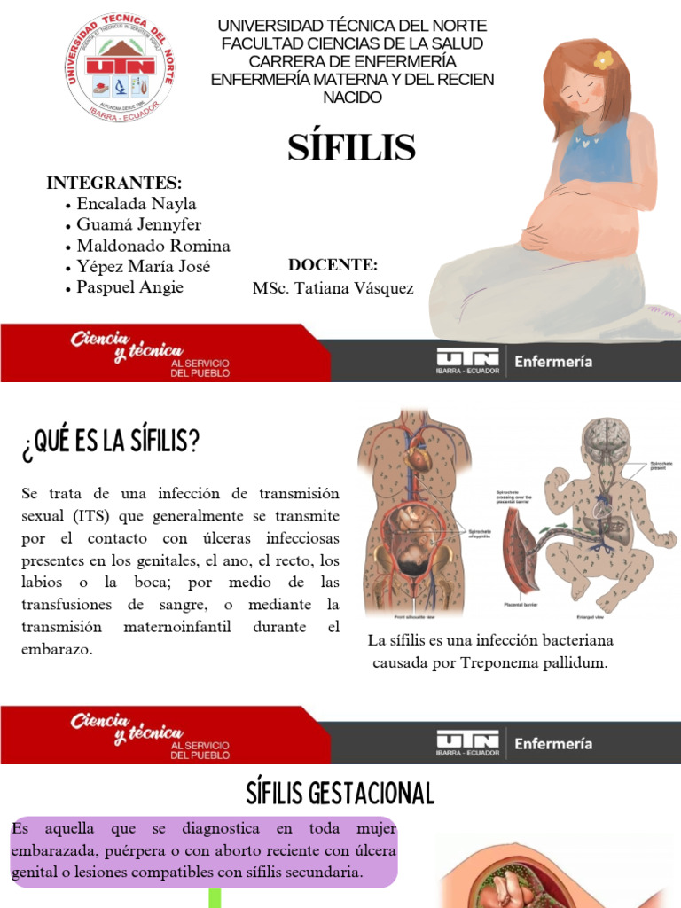 Sífilis | PDF | El embarazo | Especialidades Medicas