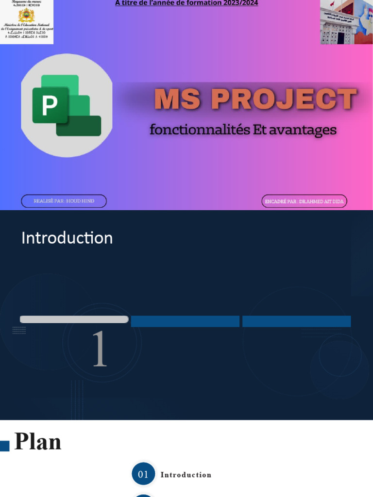 Exposé Sur Microsoft Project | PDF | Gestion de projet | Microsoft