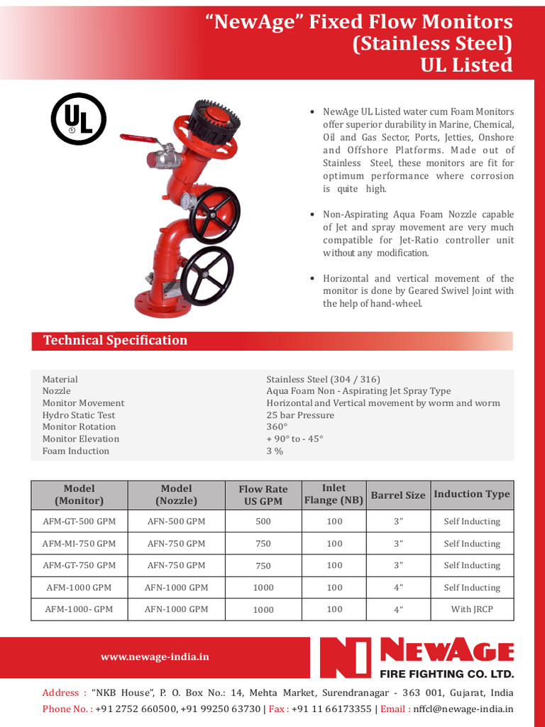 NewAge Fixed Flow Monitor | PDF | Nozzle | Pump